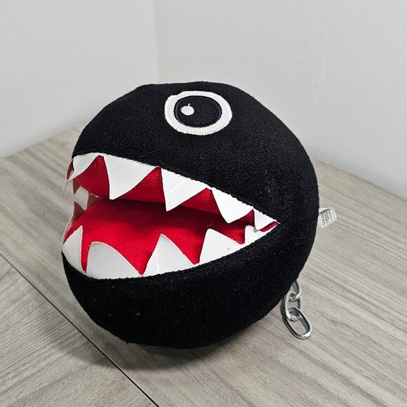San Ei | Toys | Vintage San Ei Japan Chomp Plush Black Metal Chain ...